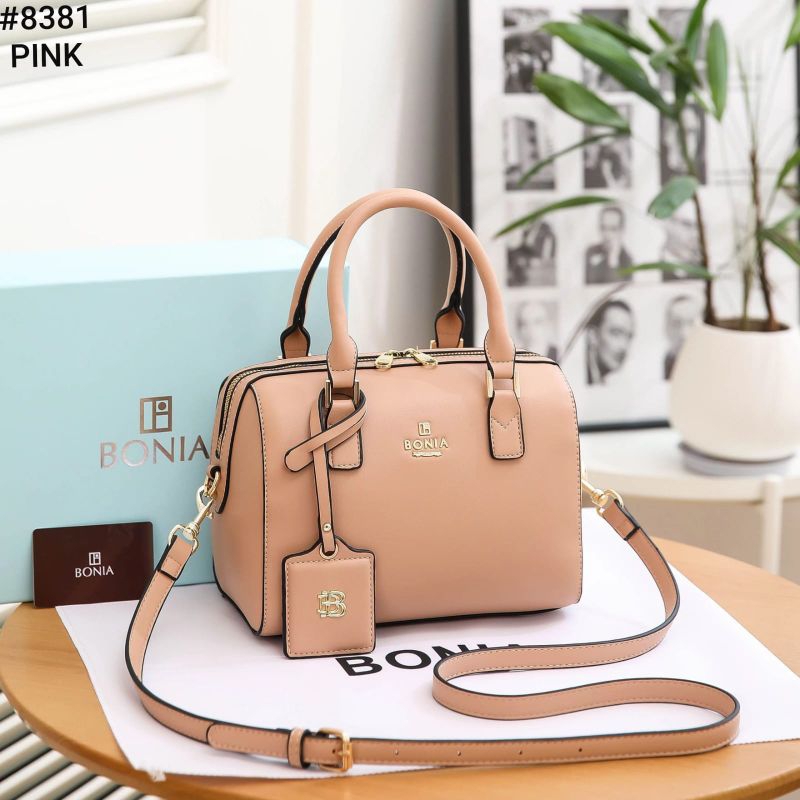 Jual TOTE BAG BONIA SPEEDY KULIT POLOS | Shopee Indonesia