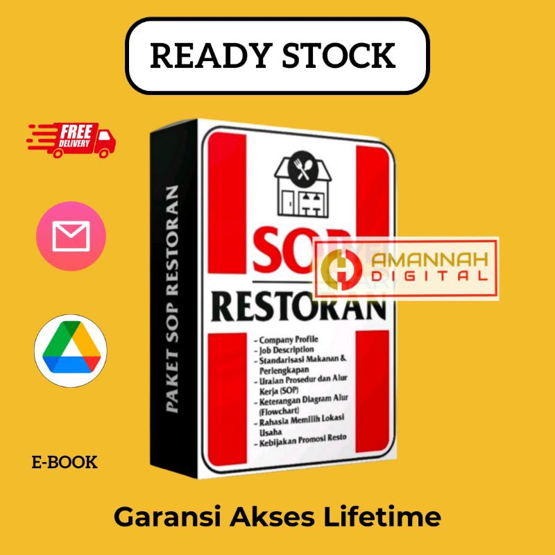 Jual Ew114 Paket Sop Restoran Standar Operasional Perusahaan