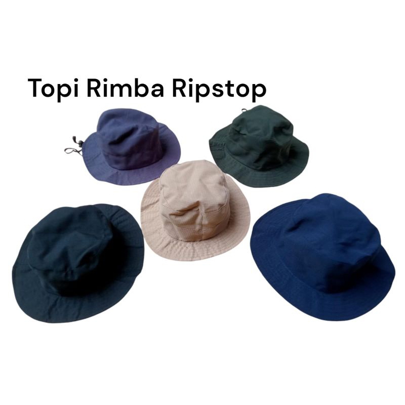 Jual Topi Rimba Ripstop /Topi Outdoor /Topi Adventure | Shopee Indonesia
