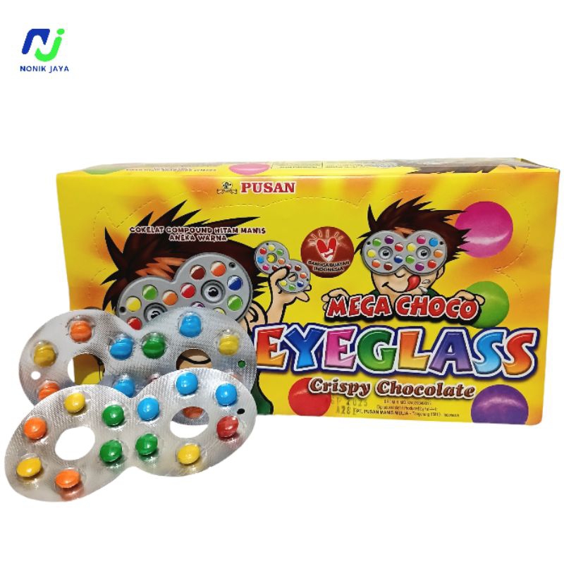 Jual Permen Eyeglass Cokelat Box Isi 40 Pcs(PERMEN KACAMATA) | Shopee ...