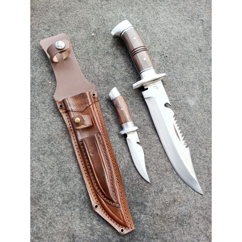 Jual pisau rambo beranak bahan baja per | Shopee Indonesia