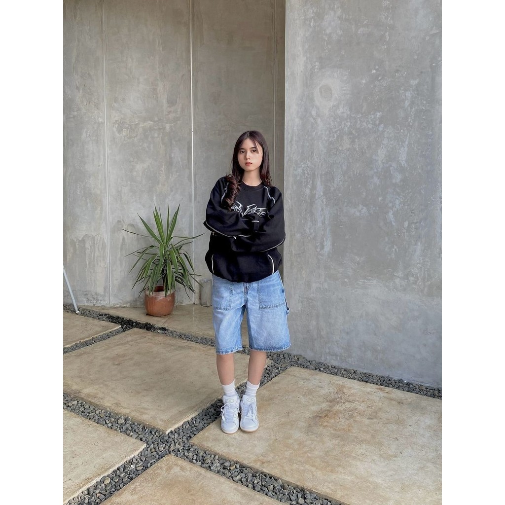 Jual OOTDSUPPLY Crewneck Savage Stitch Black | Sweater Pria & Wanita ...