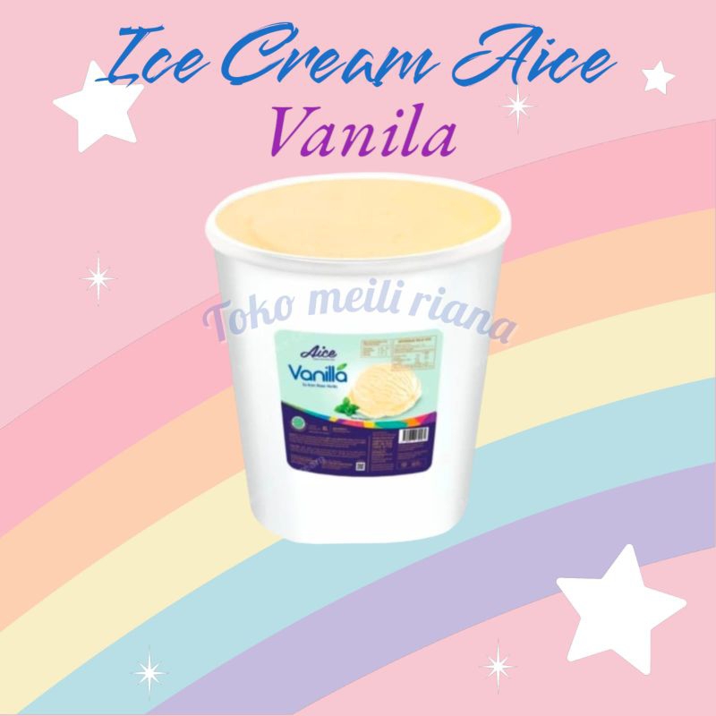 Jual eskrim emberan aice rasa vanila ice cream aice 8 liter ice cream ...