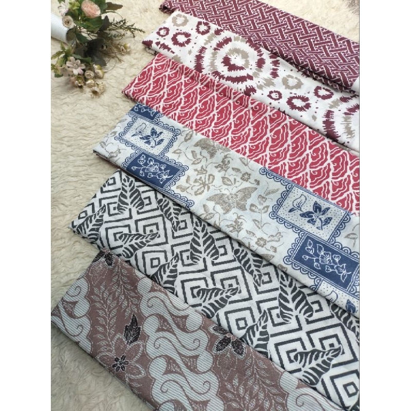 Jual Kain Perca Batik Ukuran Besar Untuk Kerajinan Tangan Shopee
