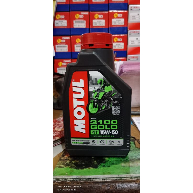 Jual Oli Motor Motul 3100 GOLD 4T 15W50 1l | Shopee Indonesia