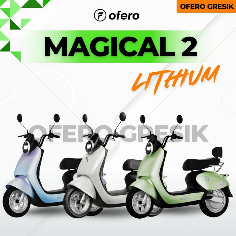 Jual SEPEDA LISTRIK OFERO MAGICAL 2 LITHIUM E-BIKE/SPEED 40KM POWER ...