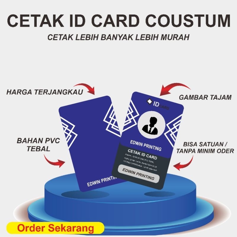 Jual CETAK ID CARD MURAH BAGUS | Shopee Indonesia