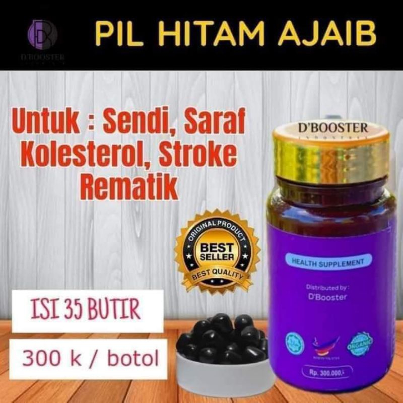 Jual pil hitam ajaib D'NEERVHIE produk malaysia original 100% | Shopee ...