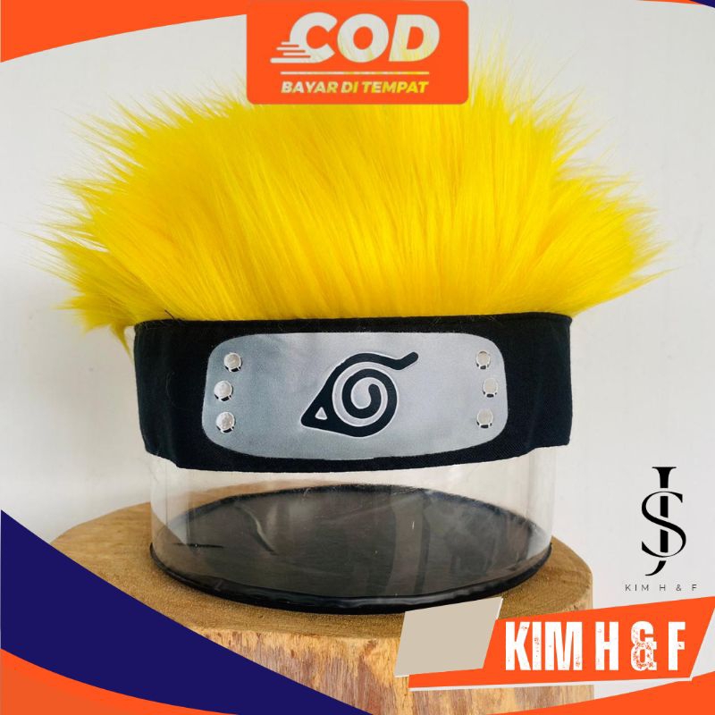 Jual topi rambut palsu naruto anak, topi wig, topi cosplay | Shopee ...