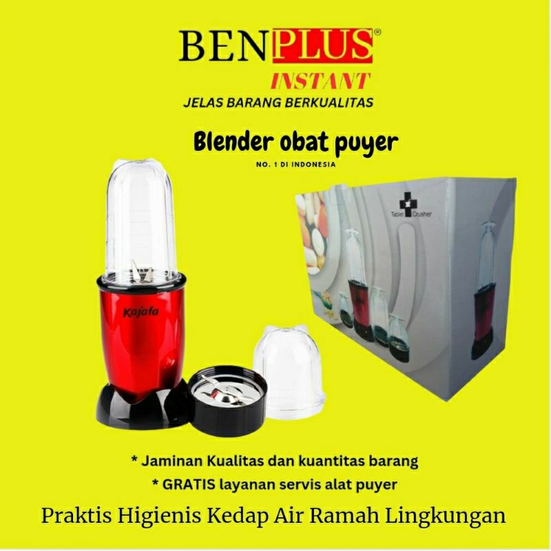 Jual Blender obat terbaru sistem double rotary merk mcc garansi 1 tahun ...