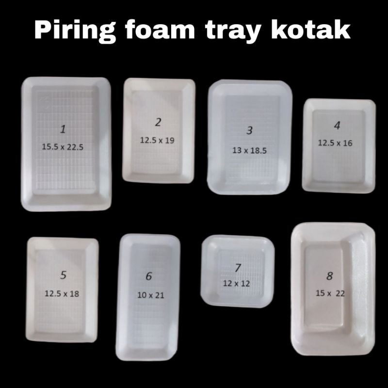 Jual styrofoam buah sayur foam sterofoam tray buah sayur ikan harga ...