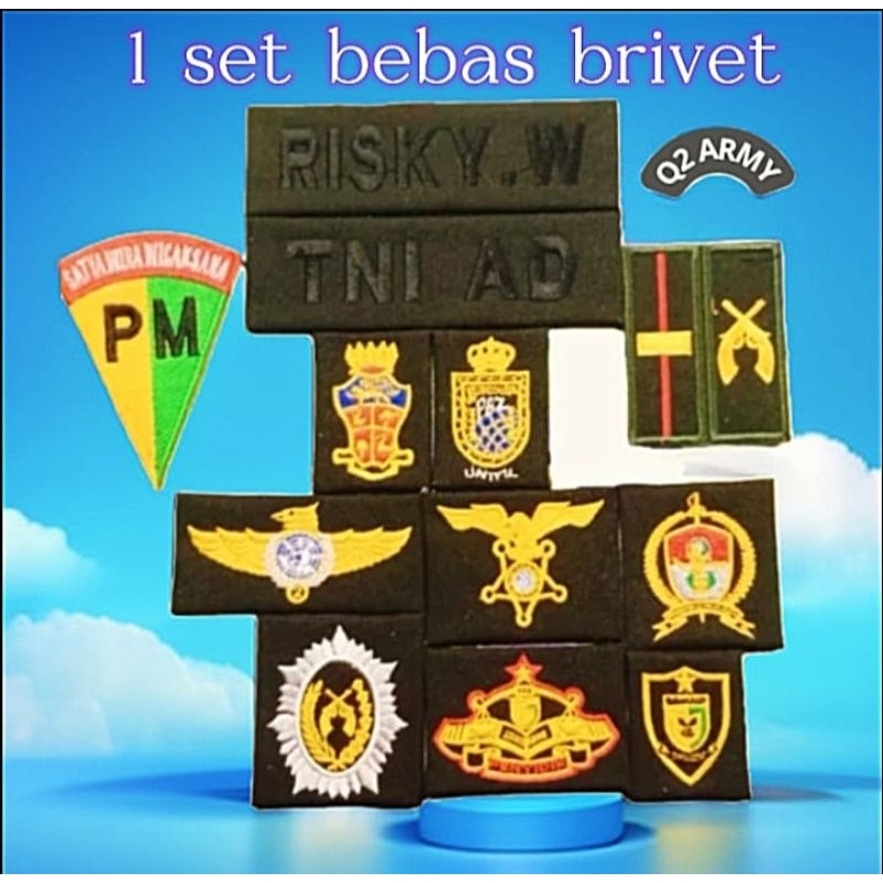 Jual PAPAN NAMA TNI AD/PDH/PDL/PDLO 1 set bebas brevet DIPERKERAS KAIN/MIKA RAPIH | Shopee Indonesia