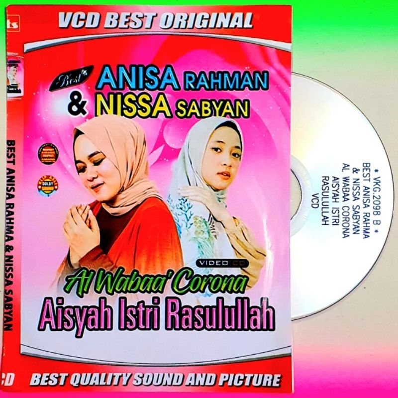 Jual KASET VCD LAGU NISSA SABYAN DAN LAGU ANISA RAHMA-LAGU RELIGI-LAGU SHOLAWAT-LAGU ISLAMI-LAGU ...