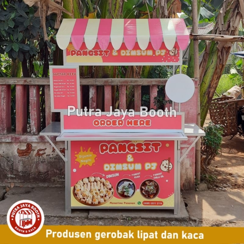 Jual Booth Portable + Bergambar + Atap segitiga P. 120 L.80 T.80 ...