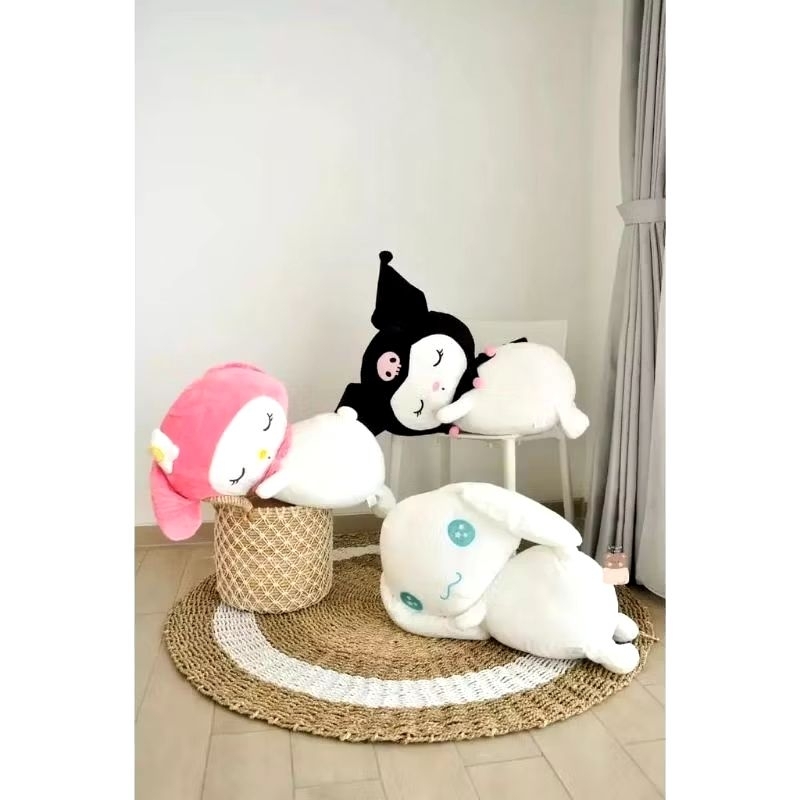 Jual Bantal Boneka sleepy Sanrio cinamoroll kuromi melody menggunakan bahan plush | Shopee Indonesia