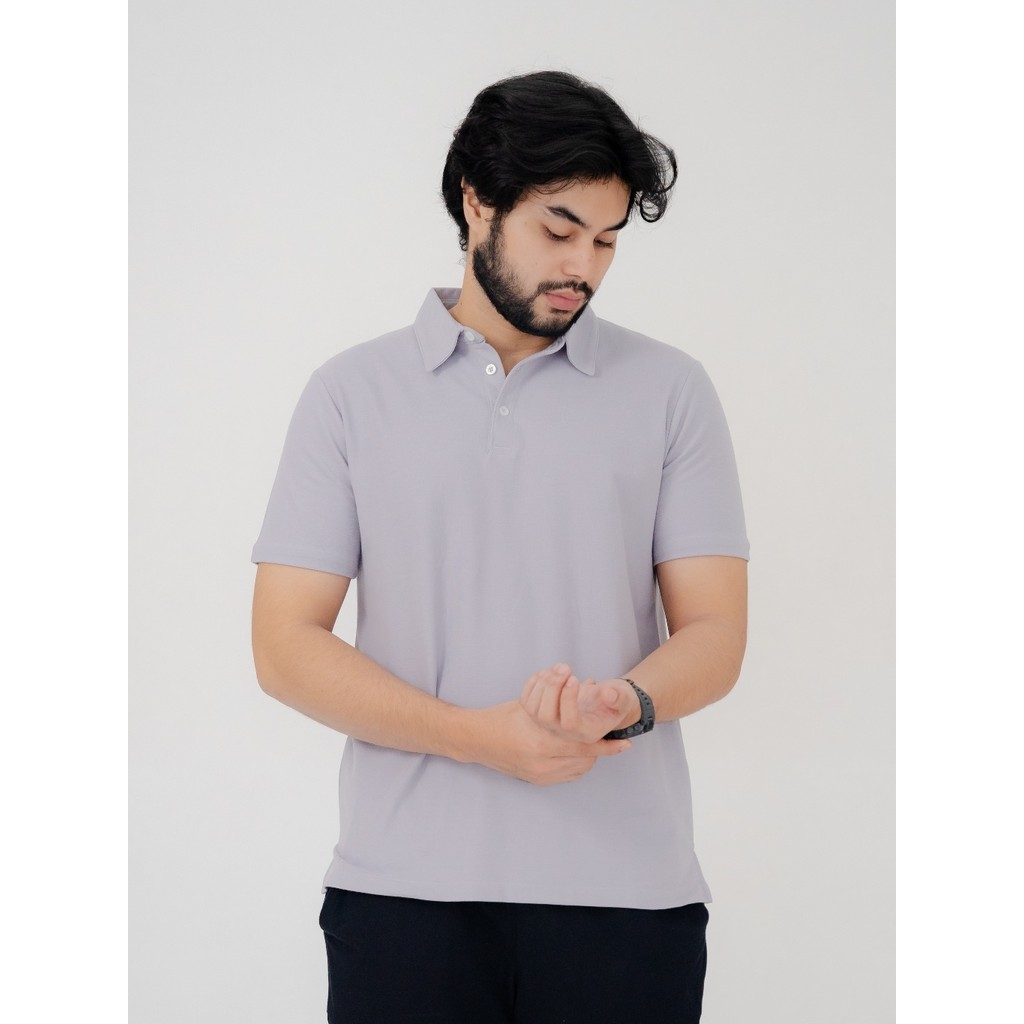 Jual Hey Man Polo Comfy - Soft Grey | Shopee Indonesia