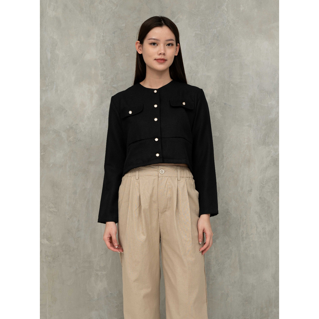 Jual Areta Long Sleeve Outer | Outer Basic Wanita Lengan Panjang | Cardigan Wanita | K.1282 ...