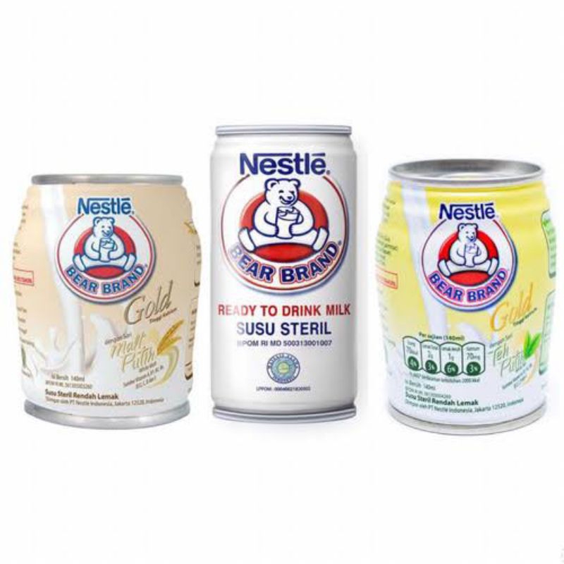 Jual Nestle Susu Beruang Bear Brand Susu Steril 189ml | Bear Brand Susu ...