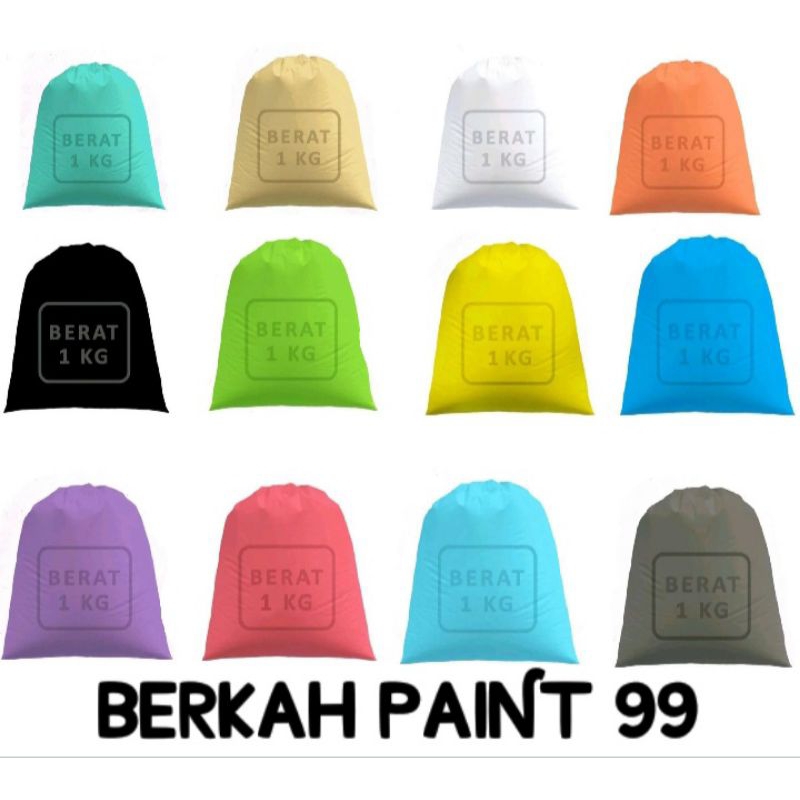 Jual Cat Tembok Kiloan 500 gram berkualitas paint-dof | Shopee Indonesia