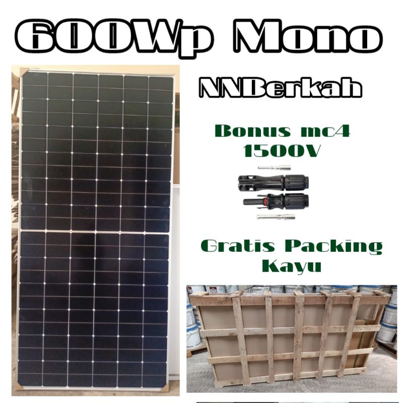 Jual Solar Panel Maysun 600wp Mono Solar Cell Panel Surya | Shopee ...