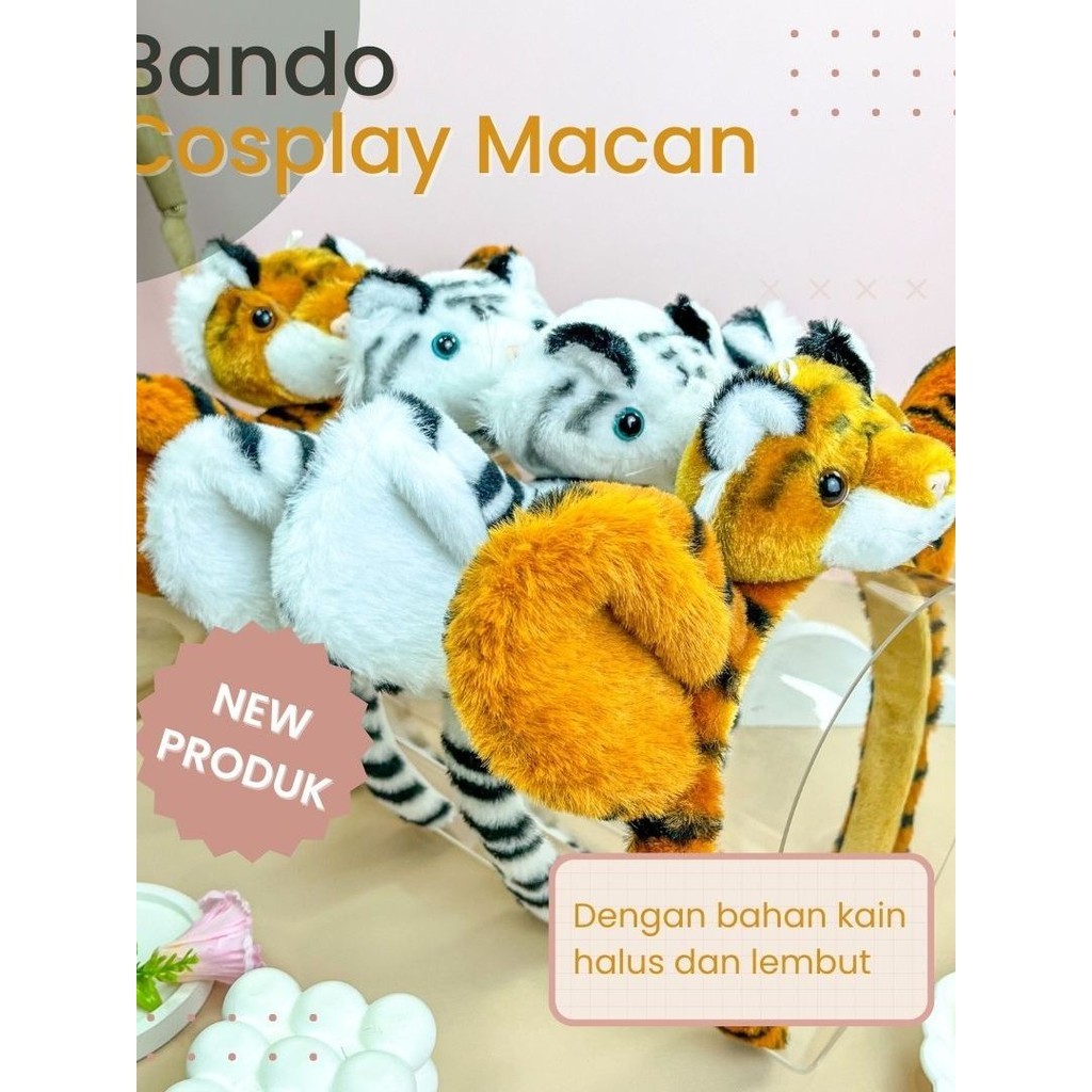 Jual Bando Cosplay Macan Lucu Gemoy Anak Dewasa | Shopee Indonesia
