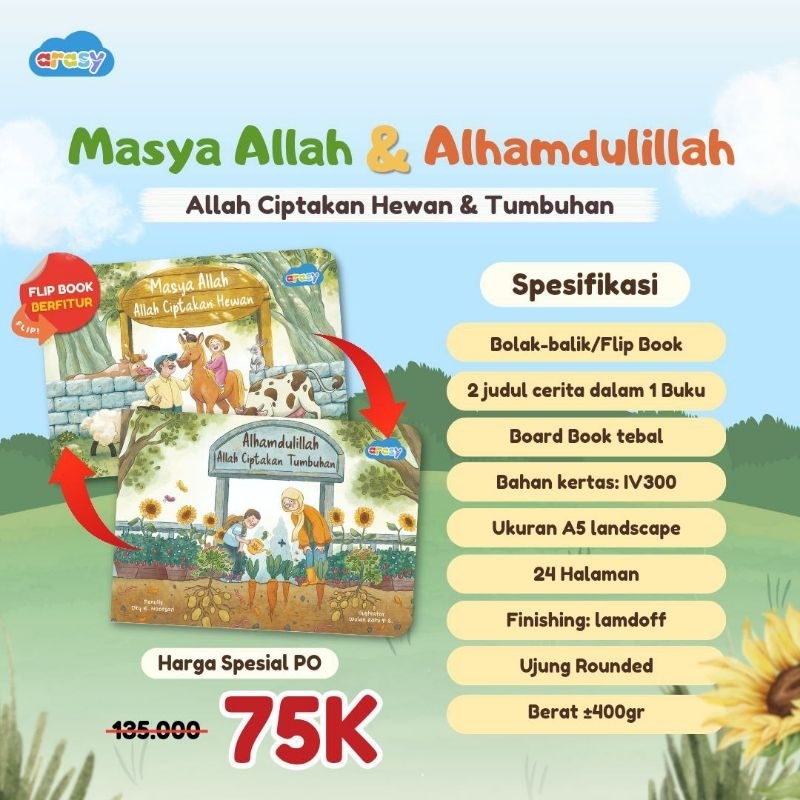 Jual [Ready] HBS - Arasy Boardbook Anak Islam Fitur Flip Flap ...