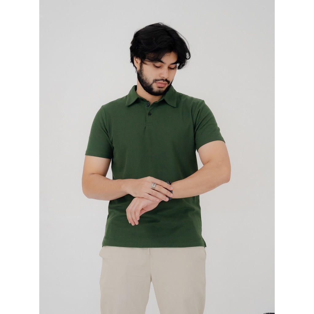 Jual Hey Man Polo Comfy - Army | Shopee Indonesia