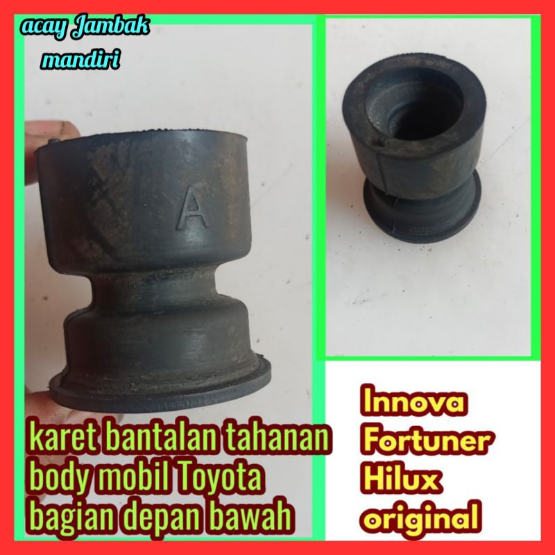 Jual karet bantalan body mobil depan bagian bawah Toyota innova ...