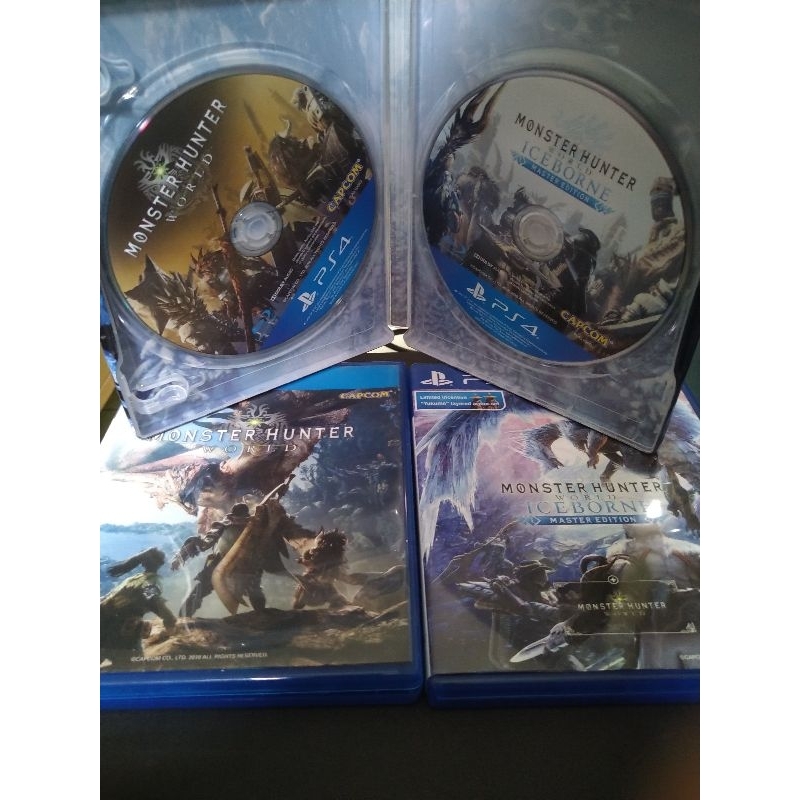 Jual Bundle BD PS4 Monster Hunter Iceborne World Collection kaset ps 4 ...
