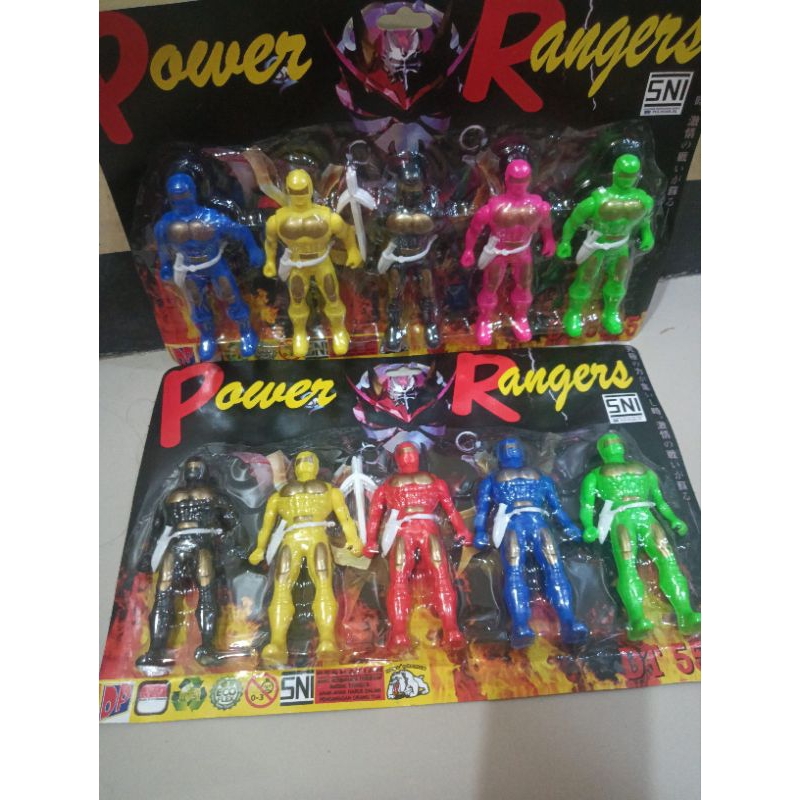 Jual MAINAN ANAK ROBOT POWER RANGERS isi 5 pcs | Shopee Indonesia