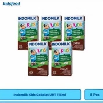 Jual Paket : 5 Pcs - Indomilk Kids Cokelat UHT 115ml | Shopee Indonesia