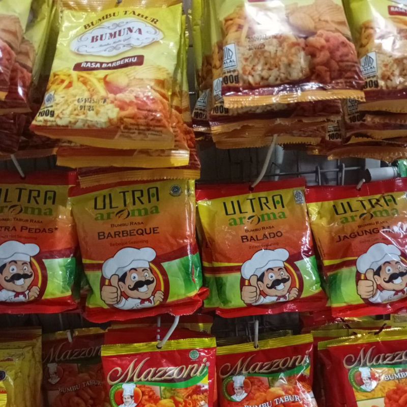 Jual ultra bumbu tabur rasa balado/jagung manis/ bbq/ extra pedas ...