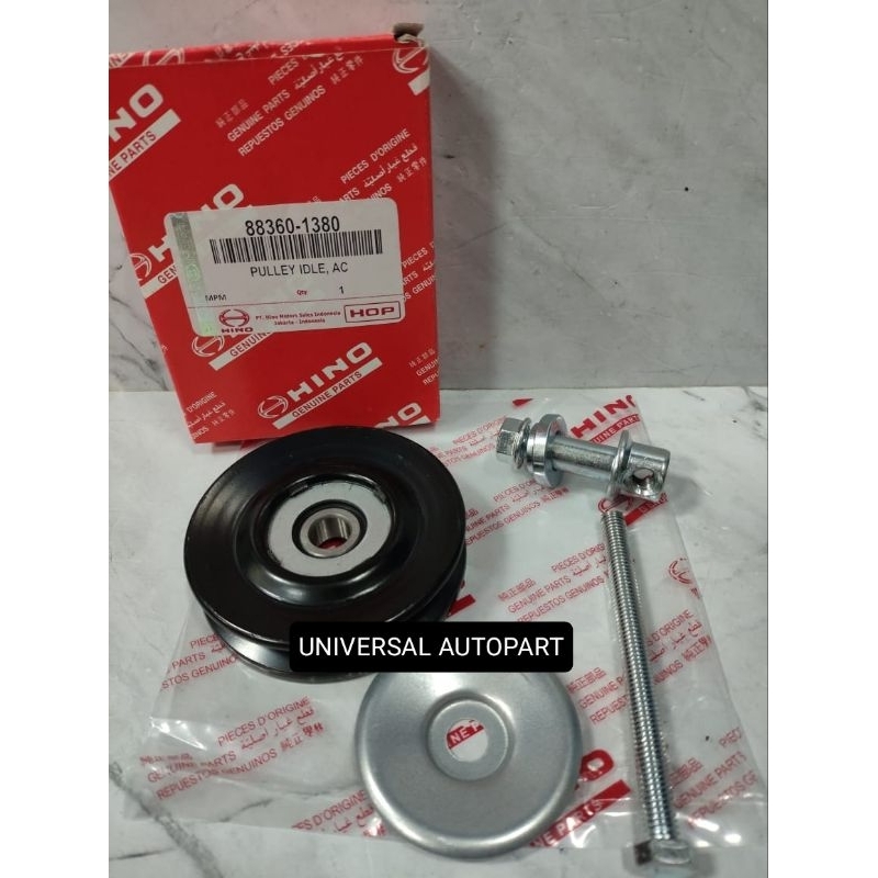 Jual pulley pully puli tensioner fan belt ac hino lohan fm260ti hino ...