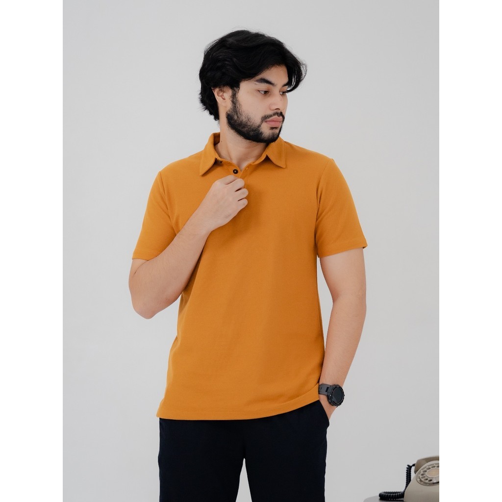 Jual Hey Man Polo Comfy - Light Brown | Shopee Indonesia