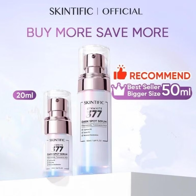 Jual SKINTIFIC Serum Big Size 50ml Symwhte 377 Dark Spot 50ml / 5X Ceramide Serum 50ml ...