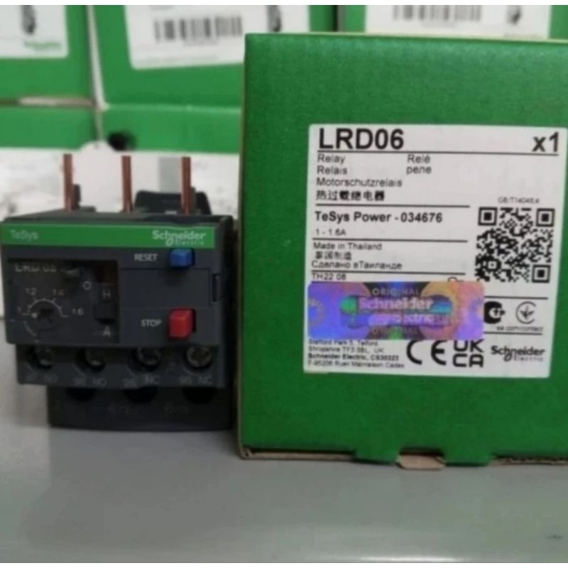 Jual TOR Thermal Overload Relay LRD 06 (1A-1,7A) | Shopee Indonesia