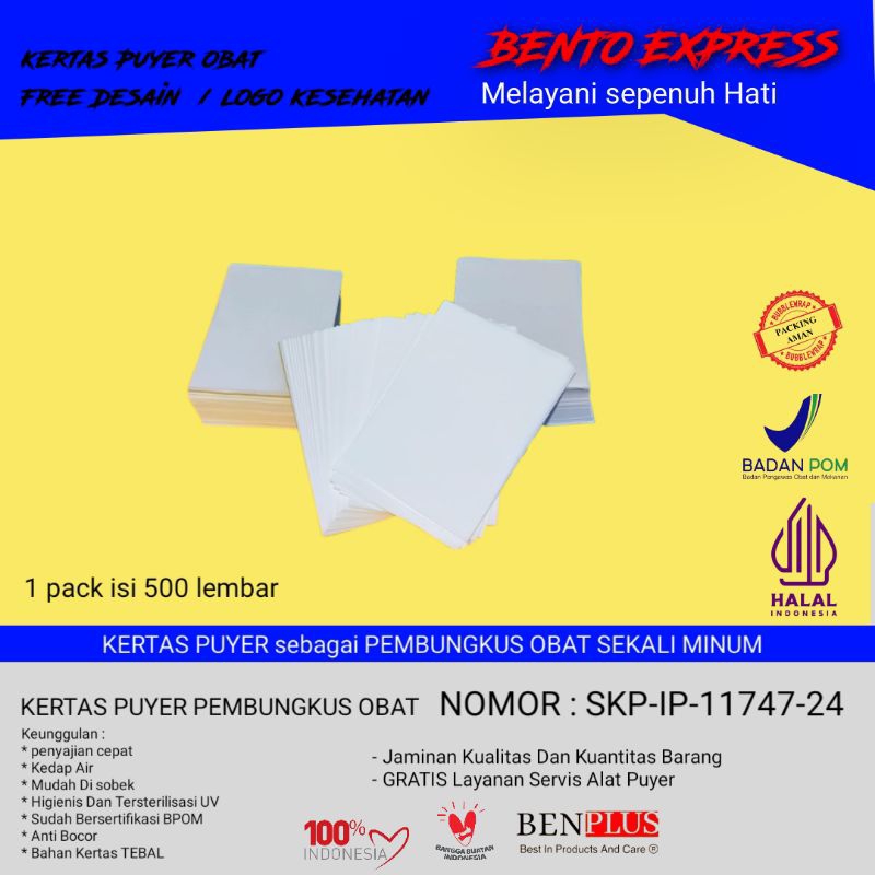 Jual kertas perkamen obat putih isi 500 lembar | Shopee Indonesia