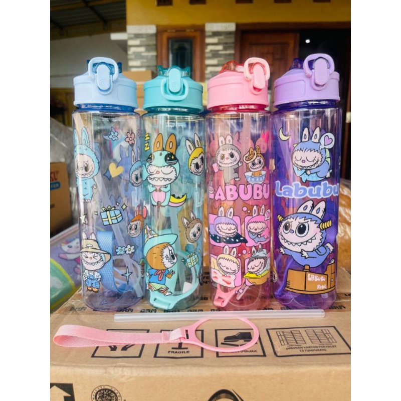 Jual BOTOL LABUBU / BOTOL MINUM ANAK KARAKTER LUCU LABUBU 900ML | Shopee Indonesia