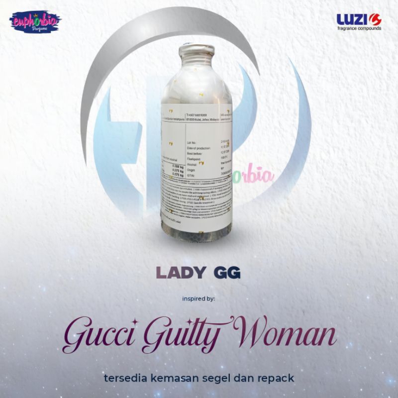 Jual BIBIT PARFUM MURNI LADY GG BY LUZI KEMASAN REPACK MULAI 50GR | 100 ...