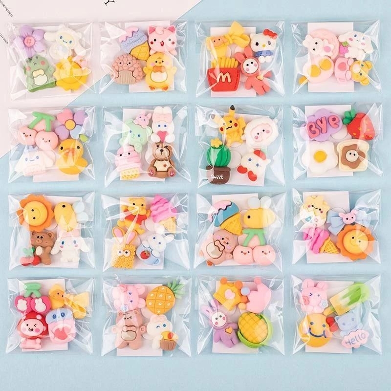 Jual (4pcs+Lem) Stiker 3D Resin Clay Timbul Kreatif | Shopee Indonesia