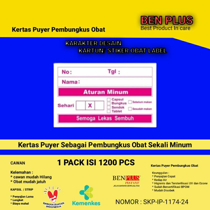 Jual Label Stiker Obat isi 84 pcs | Shopee Indonesia