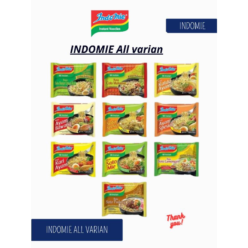 Jual Indomie All Varian / Indomie Goreng / Mie Instan | Shopee Indonesia