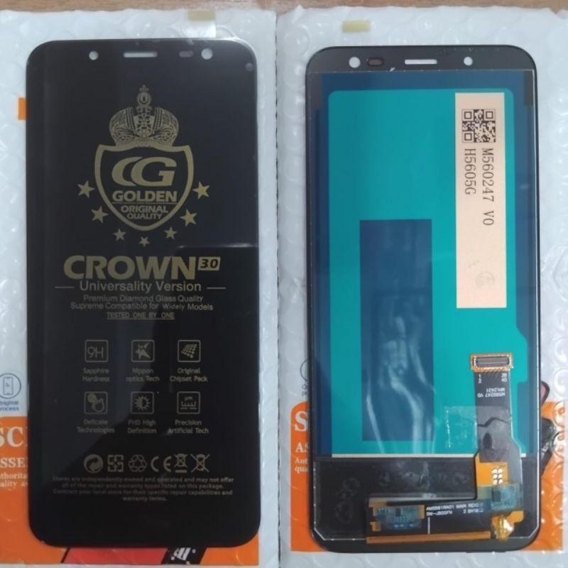 Jual LCD TOUCHSCREEN SAMSUNG J600/J6 2018/A600/A6 HITAM FULLSET | Shopee Indonesia