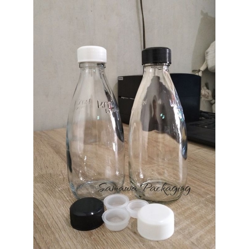 Jual Botol kaca Zoda 250ml / Botol Clear 250ml | Shopee Indonesia