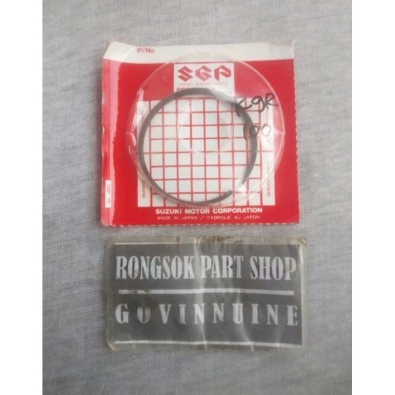 Jual ring piston seher suzuki rgr rg r os ov ukuran 100 ori asli nos japan | Shopee Indonesia