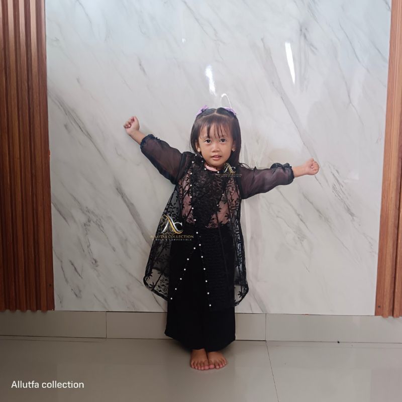 Jual Zize Outer tunik Brokat Organza Anak Kondangan Usia 2-13 Tahun ...