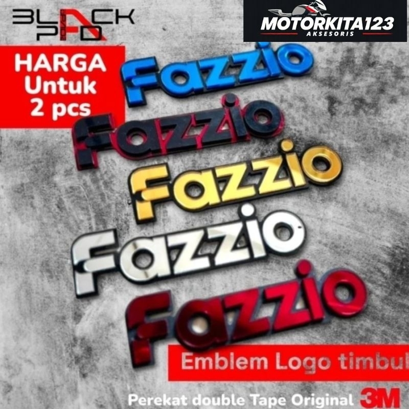 Jual Emblem 3D Akrilik Motor Yamaha Fazzio Neo Lux tahun 2022 2023 2024 ...