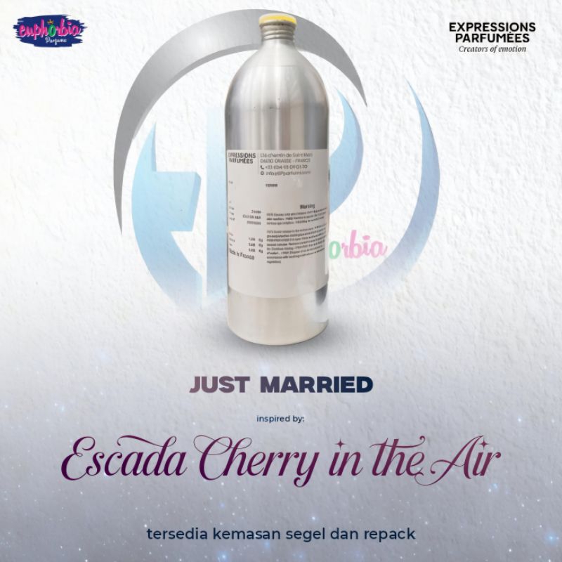 Jual BIBIT PARFUM JUST MARRIED BY EXPRESSION PARFUME KEMASAN REPACK ...