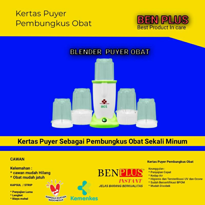 Jual Blender Obat Puyer merk mcc garansi 1 tahun dan sercive | Shopee ...