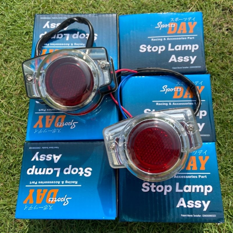 Jual LAMPU STOP MONKEY CB BELAKANG STOPLAM CB MONKEY KACA BENING DAN ...